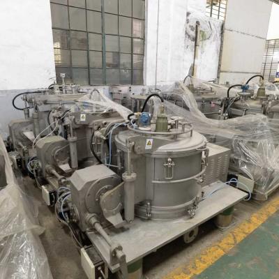 Cina Piccola centrifuga manuale verticale 15kW di scarico della cima 250kg con il rivestimento di Halar in vendita