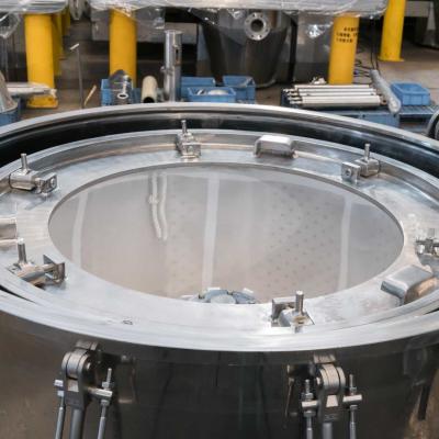Cina Idrossido di alluminio che separa di gomma della centrifuga di scarico della cima di 1400rpm 200L allineato in vendita