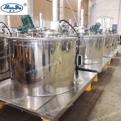 Cina Centrifuga estraente verticale 800rpm di separazione di solido liquido della ruspa spianatrice 1250L di concentrazione in vendita