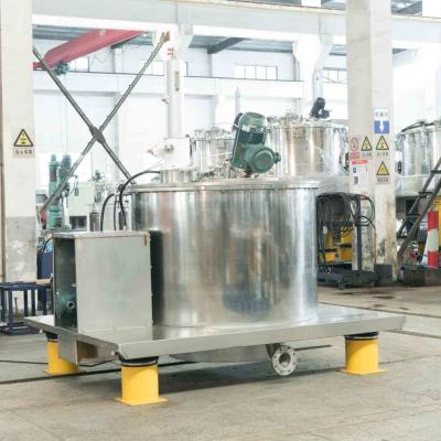 Cina Centrifuga estraente verticale 800rpm di separazione di solido liquido della ruspa spianatrice 1250L di concentrazione in vendita