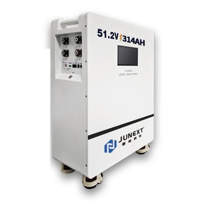 중국 314ah RS232 플로어 스탠딩 리튬 배터리 16kwh 51.2V 가정용 에너지 저장 시스템 판매용