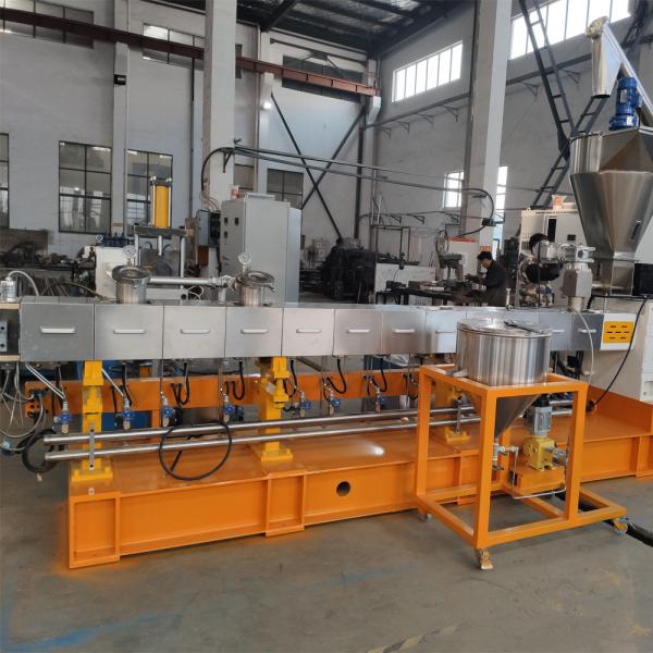 Quality Quality Polymer Compounding Machine Twin Screw Extruder with Side Feeder for sale