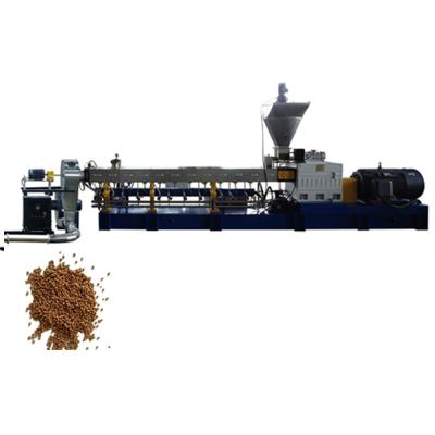 China Wood/Bamboo/Sugar Cane/Stalk Powder PE PP PVC PS Twin Screw Extruder Plastic Compounding Extruder Wpc Pellets Machine for sale
