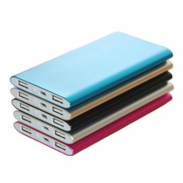 China Colorful 4000 Dual USB Power Bank External Battery Charger For iPhone / Samsung for sale