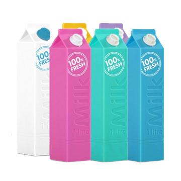 China 2600mAh USB Milk Box Lithium Ion Power Bank , External Battery Charger for sale