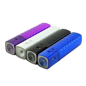 China Colorful Smart LED Torch Portable Power Pack 2600mAh Multi Function for sale