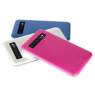 China Ultra - Thin Card 4000mAh Cell Phone Charging Pack With Micro USB Charger for sale