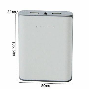 China 4 Battery Pack 10400 mAh Portable Mobile Power Bank For IPhone / IPod for sale