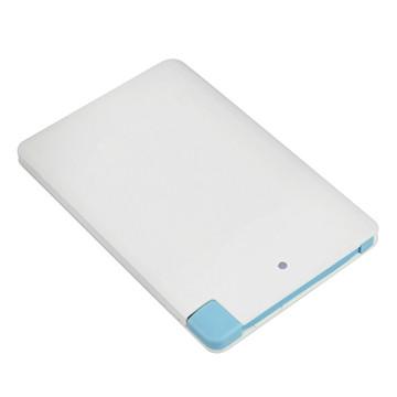 China 2 in one Backup Charger Universal Portable Power Bank With Built-in USB Cable for sale
