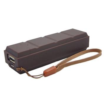 China Micro USB Cable 2600mAh Portable Power Bank , External Battery Charger for sale