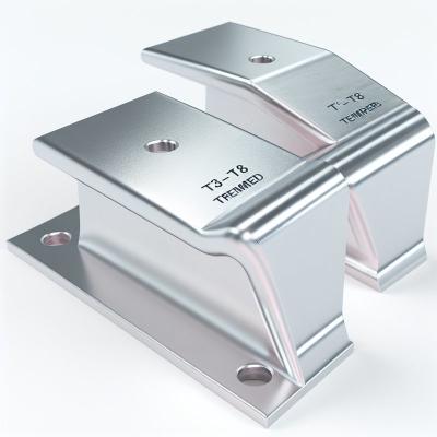 China Piezas de soldadura de metal templado T3-T8 personalizadas con acabado superficial ligero y resistente a la corrosión en venta