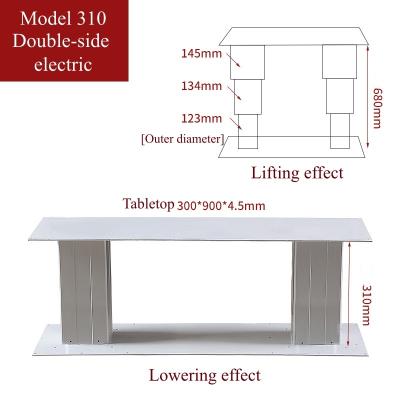 China 2PCS Columnas de elevación eléctrica sincronizadas, piernas de mesa, sistema de elevación sincronizado, control de precisión, altura ajustable Mesa de elevación eléctrica, mesa de elevación eléctrica con tres ajustes de altura en venta