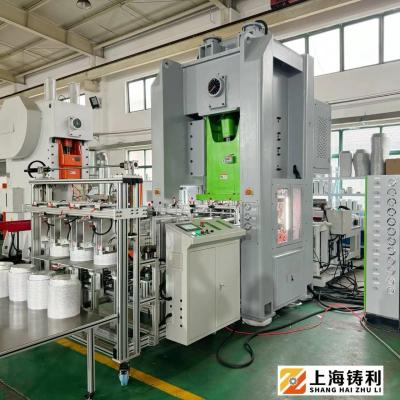China Automatic Aluminum Foil Container Making Machine for Round Square Rectangular Trays for sale