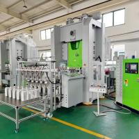 China ZL-T80 Fully Automatic Aluminium Food Container Machine 1000 mm Feeding H Frame Hydraulic Press for sale