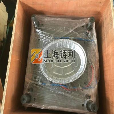 Cina Punzonatrice di alluminio del contenitore di alimento della stagnola del nastro in completamente automatico con l'alta velocità per i contenitori differenti di dimensione in vendita