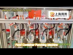 12t aluminum foil container lid making machine zl-t80 h frame hydraulic aluminum foil container