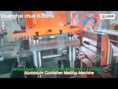 63 ton foil pan making machine  with mitsubishi plc and schneider components