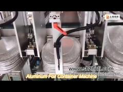 automatic aluminum foil container machine aluminium foil plate making machine 250ml 450ml 650ml 750m