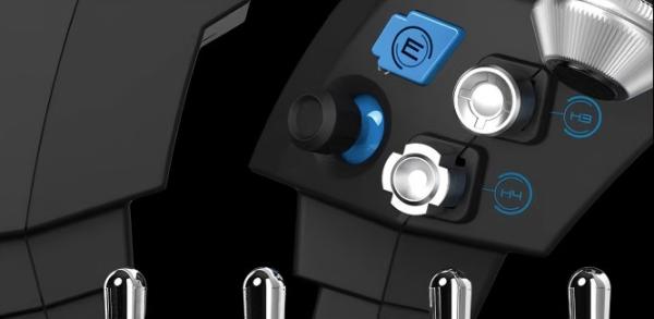 Fusoliera analogica a induzione magnetica e resistenza della molla sostitutiva per il joystick del controllore di volo