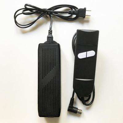 China electric linear actuator motor  power massage leather recliner chair black universal power adapter 12v 2a for sale
