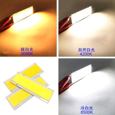 China 140x50mm COB LED Light Plate Board 12V 20W Super Bright Panel LED Lamp for Tablelamp Wall-lights Indoor House Car Lighti for sale