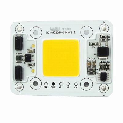 China Hot Sale COB LED Flood LIght Chip Driverless 50W cob led light for outdoor lighting for sale