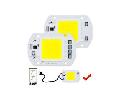 China Real Power LED COB Chip 3W 5W 7W LED Lamp CHIP 20W 30W 50W 220V 240V Input IP65 Smart IC For DIY Outdoor LED Flood Light for sale