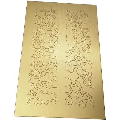 Cina Una piastrina incisa oro di titanio di 304 lucidature di acciaio inossidabile della linea sottile in vendita