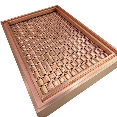 Cina Specificazione su misura AISI 201 una maglia di 304 316 Rose Gold Stainless Steel Grid in vendita