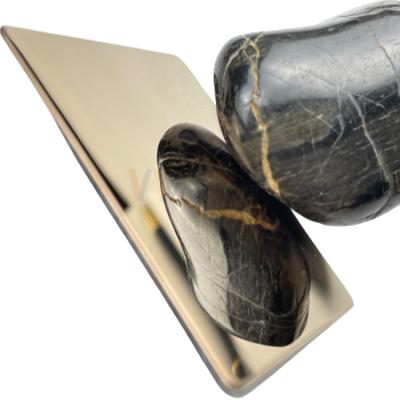Cina Strato eccellente durevole di acciaio inossidabile dello specchio degli ss 316 laminato a freddo con Rose Gold Coating in vendita
