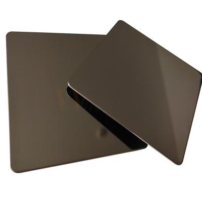 Cina Colore eccellente bronzeo ss 201 dello strato PVD di acciaio inossidabile dello specchio 304 316 in vendita