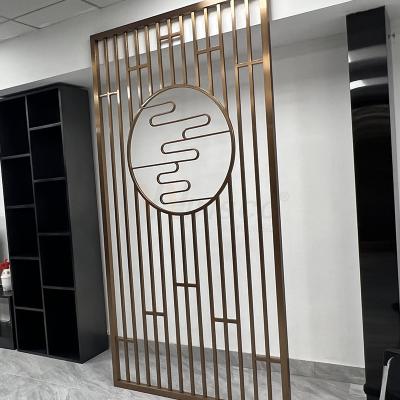 Cina Il laser decorativo della divisione dello schermo di acciaio inossidabile di 1250mm ha tagliato il divisorio del metallo del ristorante dell'hotel in vendita