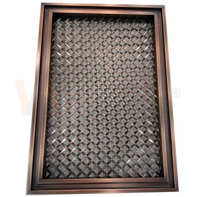 Cina Schermo tessuto bronzeo rosso 201 di acciaio inossidabile dell'ornamentale grado 304 316 in vendita