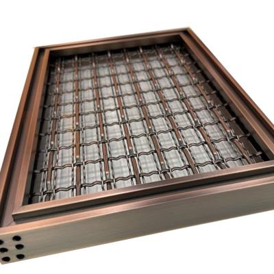 Cina Decorativo flessibile di acciaio inossidabile rete 0.4-8mm architettonici per la facciata del centro commerciale in vendita