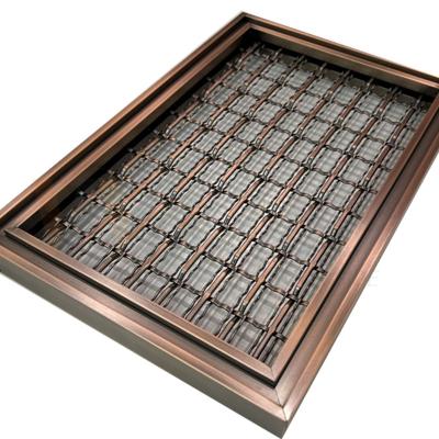 Cina Decorativo flessibile di acciaio inossidabile rete 0.4-8mm architettonici per la facciata del centro commerciale in vendita