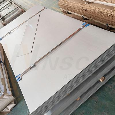 Cina Resistenza alle alte temperature 4x8ft Inox 2B Fogli di superficie 1,2 mm Spessore 2440mmx1220mm AISI 201 Piastra in acciaio inossidabile in vendita