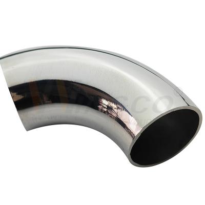 Cina SUS 201 304 316 Inox Balustrade Accessories 1 1/4 Inch 31.8mm Diameter Mirror Satin Stainless Steel Handrail Elbow in vendita