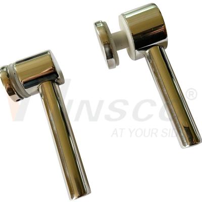 Cina SS 304 316 Mirror Satin 32mmx12.7mmx70mm Inox Glass Clip 1'' X 1/2'' Stainless Steel Glass Holder With Tube in vendita