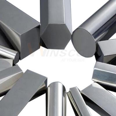 Cina Complete Specifications SUS 201 304 316 Grade Inox Rod Round Suqare Flat Hexagon Angle Channel Shape Stainless Steel Bar in vendita