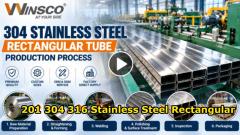Stainless Steel Rectangular Tube Production Process | WINSCO Factory