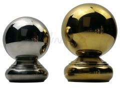 TP 201 304 Inox Balustrade Accessories Gold Mirror Railing Balls Sliver Stainless Steel Armrest Ball For Round Tube