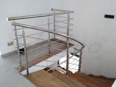 Roestvrij staal 1.2mm 1.5mm 2mm Inox Omheining Good Corrosion Resistant van de Glasleuning