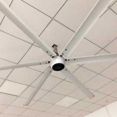 China AMTHI 17ft Aluminium 5 Blade Industrial Large Hunter HVLS High Volume HVLS Plafondventilatoren voor magazijn Te koop
