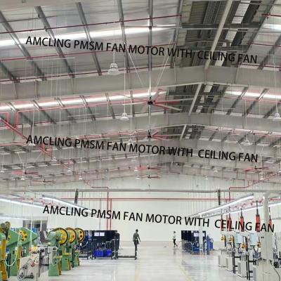China Large Industrial Ventilation BLDC Fan Motor for HVLS Fan 220V/380V AC Power Supply for sale