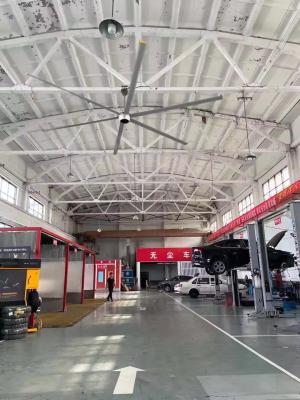 Cina AMCLING 220V 380V Ventilatore a flusso assiale 1500W Magnete permanente Ventilatore a soffitto HVLS sincrono in vendita