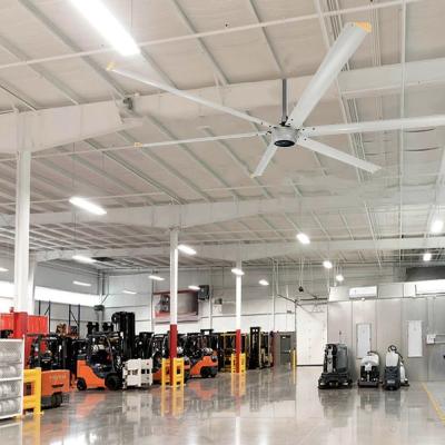 China 24ft Energy Saving Industrial Ceiling Fans with Three-phase Motor and Large Air Volume for sale