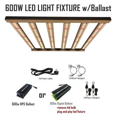 China FCC 600w leiden kweken Lichten Compatibel met LEIDENE van de de Ballastlandbouw van HPS/MH-Lichten Te koop