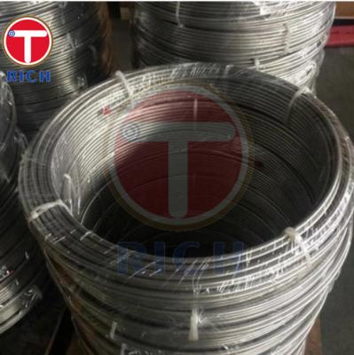 China OD 1/16" to 3/4" WT 0.010" to 0.083" 321H  304 316 316Ti Seamless Welded  Coil stainless steel tubing coiling for sale
