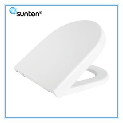 China Hot Selling Urea Material D Shape Slow Close Toilet Seat Covers for sale