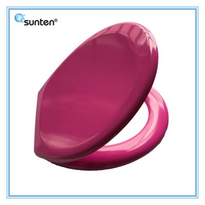 China Hot Sale Manufactory Slow Down Purple Urea Material Toilet Seat Covers for sale